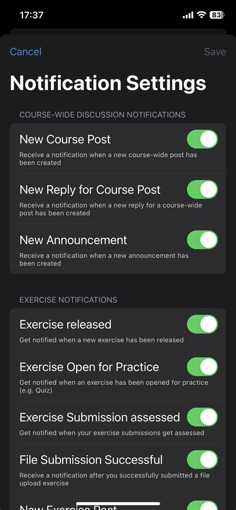 Notifications Artemis Documentation
