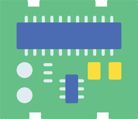 Pcb Board Vector Icon 30371916 Vector Art At Vecteezy