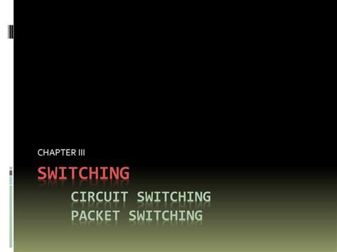 sybsc it computer networks unit ii switching pptx computer