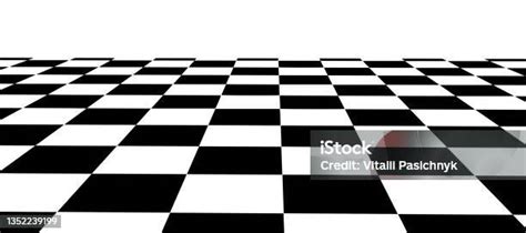 Пол В Перспективе С Текстурой Клетчатой Доски Пустая Шахматная Доска Векторная Иллюстрация