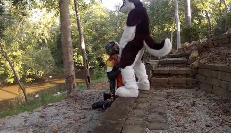 Fur Suits Husky Humps A Biker