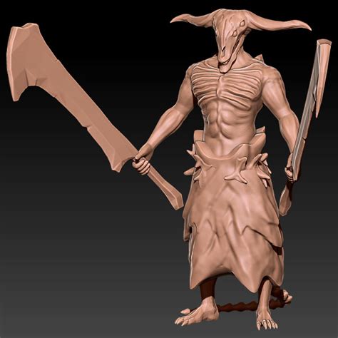 Stl File Capra Demon Dark Souls 1 💍 Obj・3d Print Model To Download