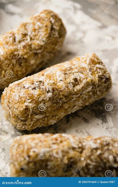 Delicious Homemade Energy Bars Without Sugar On Light Background Diet