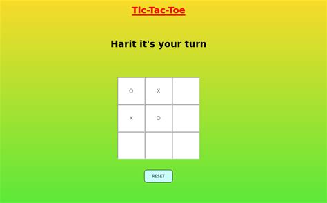 GitHub Codewithharit Tic Tac Toe
