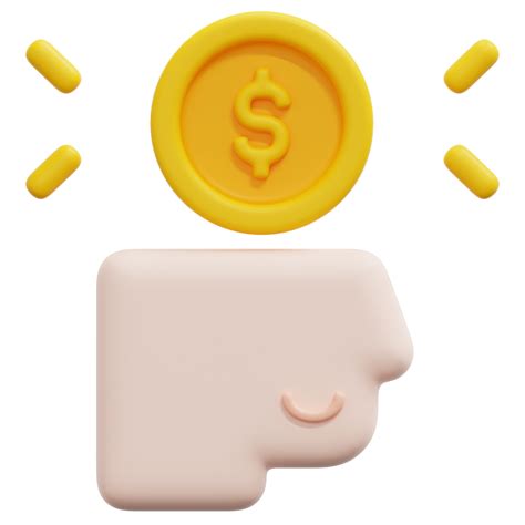 Mindset D Render Icon Illustration PNG