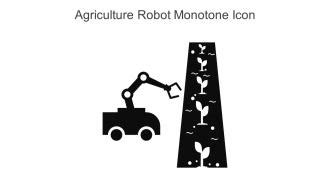 Agriculture Robot Monotone Icon In Powerpoint Pptx Png And Editable Eps Format PPT Slide