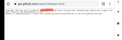 When Api Limit Resets When Exceeded Issue Forestgeo Learn Github