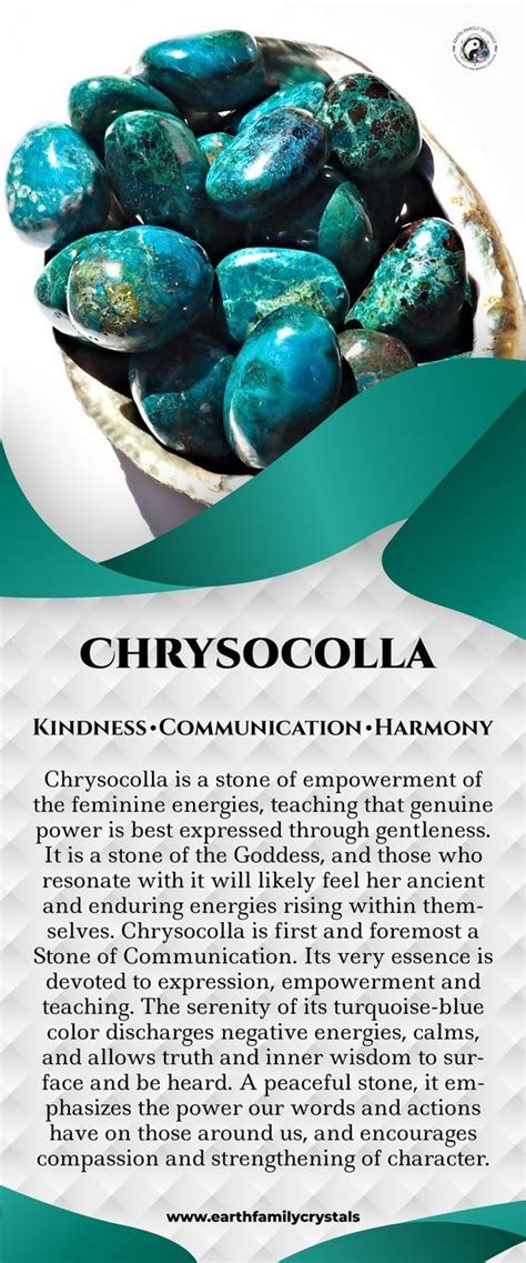 Chrysocolla Crystal Tips Crystals Metaphysical Reiki Crystaltips