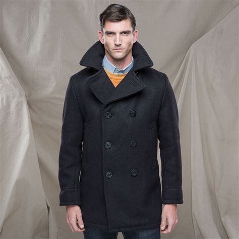 Authentic Admiral Us Navy Peacoat Mens Wool Peacoat Cockpit Usa