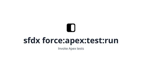 sfdx force apex test run fig