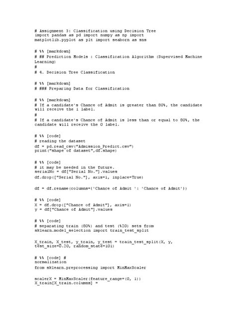 Assignment 3 Pdf Statistical Classification Machine Learning