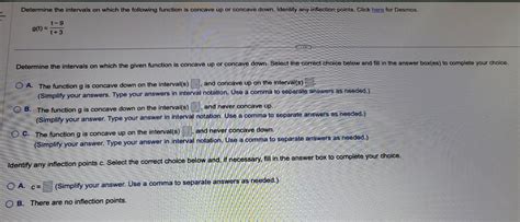 Solved Determine The Intervals On Which The Following Chegg Com