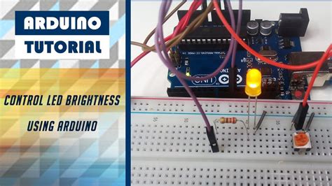 control led brightness using arduino youtube