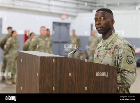 U S Army Lt Col Marion Coaxum Battalion Commander 119th Combat