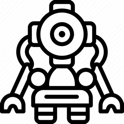 Robotic Education Automation Computer Programming Icon Download