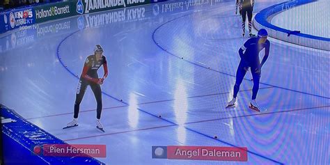 Angel Daleman Blijft Strijden Op Alle Schaatsbanen Sleutelstad