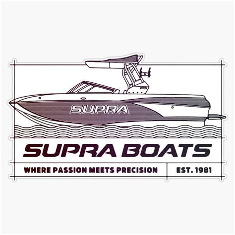 Supra Boats Sticker Bumper Sticker Vinyl Decal 5″ Yaxa Colombia
