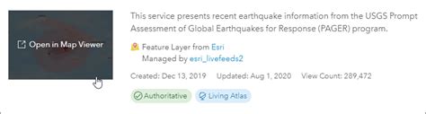Earthquake Impact Analysis Using ArcGIS Online And ArcGIS Living Atlas