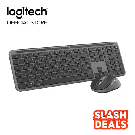 Logitech Mk950 Signature Slim Wireless Keyboard And Mouse Combo Sleek