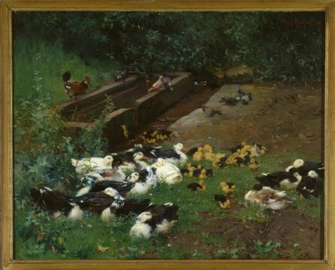 Duck Families By Franz Grassel Buy Fine Art Print