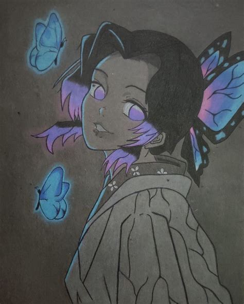 Shinobu Kocho Dibujos Kawaii Dibujos De Anime