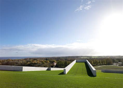 Moesgaard Museum By Henning Larsen Has A Sloping Turfed Roof