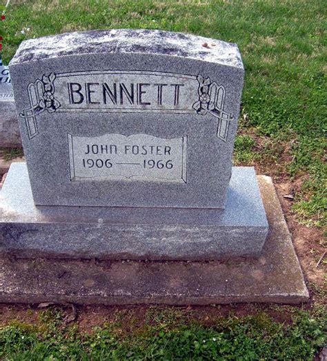 John Foster Bennett 1906 1966 Find A Grave Memorial
