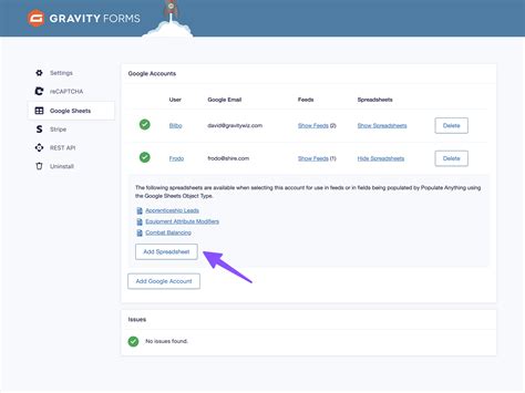 Gravity Forms To Google Sheets Plugin Send Sync Form Data