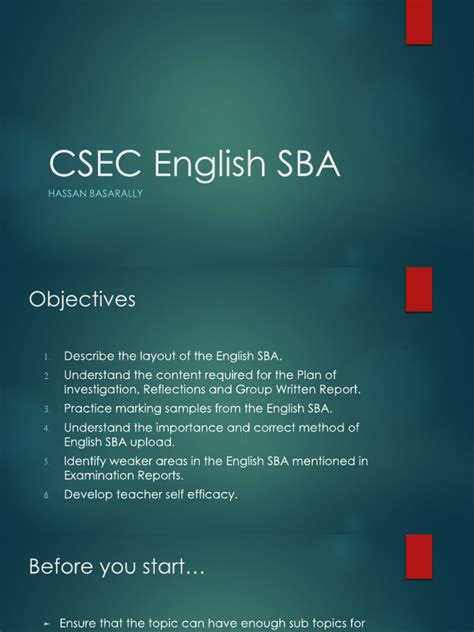 csec english sba pdf