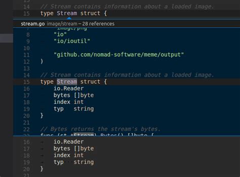 how to theme the reference popup window in the vs code editor stack