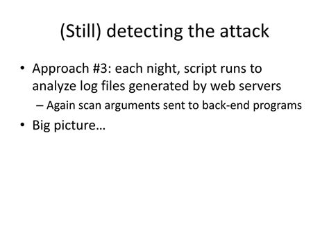 Ppt Enhancing Computer Security Through Attack Detection Strategies Powerpoint Presentation