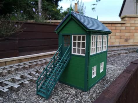 G SCALE LOCOMOTIVE Railway Lineside Signal Box Kit PicClick UK