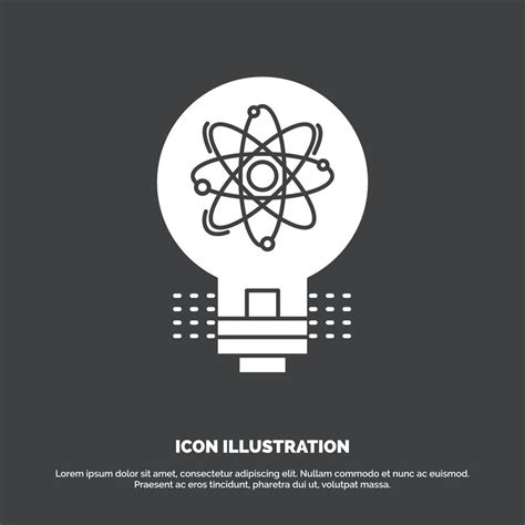 Idea Innovation Light Solution Startup Icon Glyph Vector Symbol