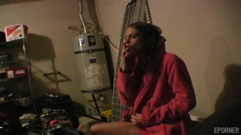 Getting Naked In Garage Addison Rose