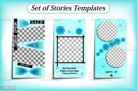 소셜 네트워크 이야기에 대 한 최신 유행 템플릿입니다 소셜 미디어에 대 한 디자인 배경입니다 편집 가능한 벡터 일러스트 가리기에 대한 스톡 벡터 아트 및 기타 이미지