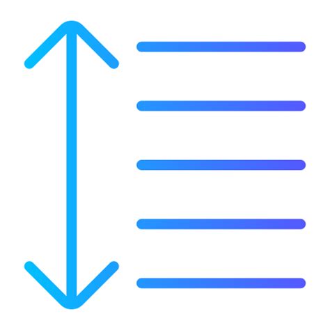 Sort Generic Gradient Icon