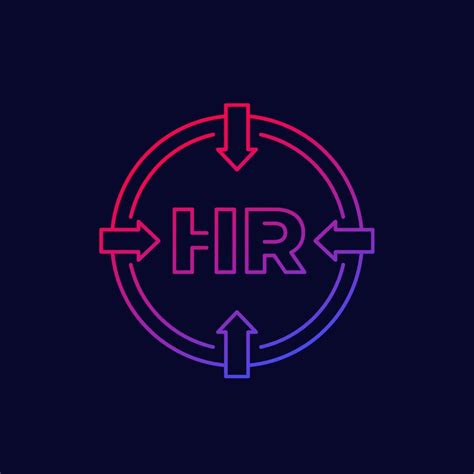 Hr Icon Human Resources Linear Design 2152145 Vector Art At Vecteezy