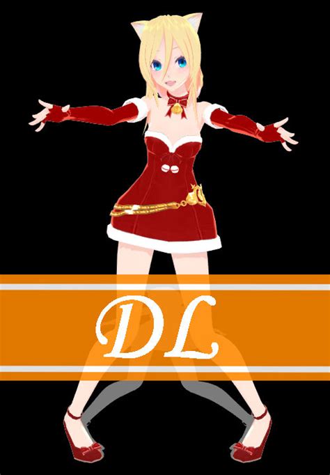 Mmd Vocaloid Tda Lily Christmas Dl By Angel On Deviantart