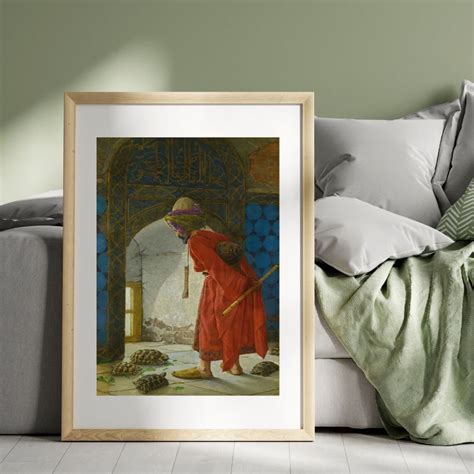 The Tortoise Trainer By Osman Hamdi Bey Wall Decor Kaplumbağa