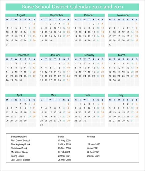 School Calendar 2022 Boise May Calendar 2022