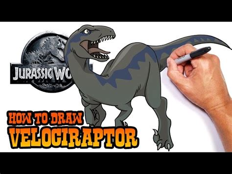 How To Draw Dinosaurs From Jurassic Park Step By Step