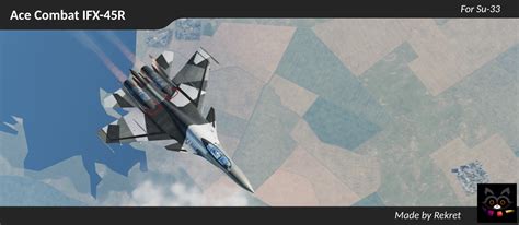 Ace Combat Ifx 45r Skin For The Su 33 Fictional