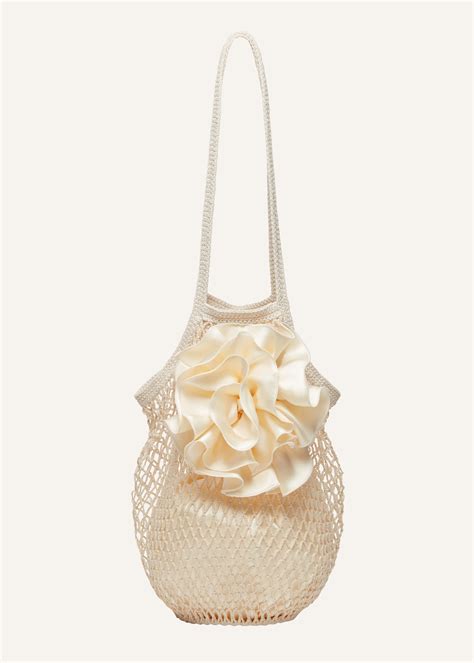 Medium Devana Bag In Cream