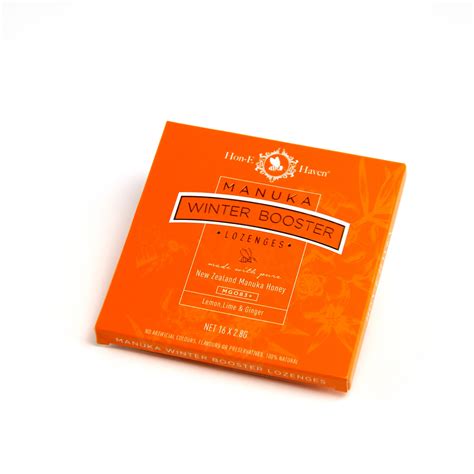 High Purity Manuka Winter Booster Lozenges Hon E Haven Raw Honey Powder