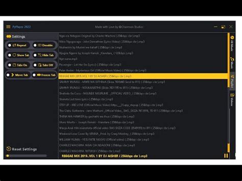 Music Player With Python PySide PyQt Advanced Showcase YouTube