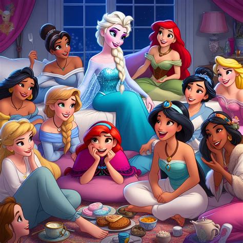 Sleepover By Ai Princesses On Deviantart