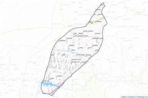 Crea Mapas Imprimibles De Ussa Con Enmascaramiento Recorte De Bordes