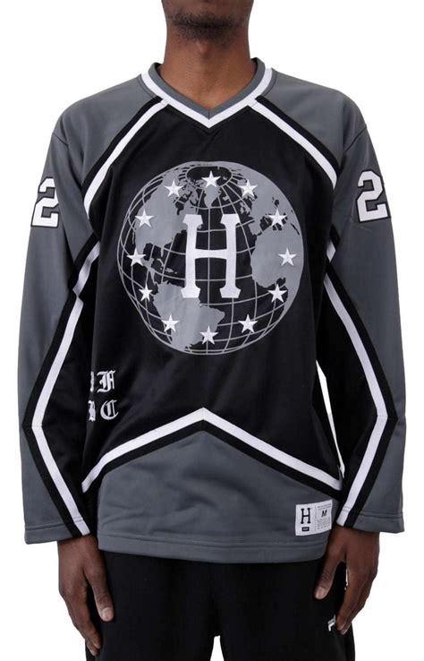 Huf Center Ice Hockey Jersey Black Mltd