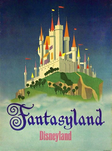 Disneyland Attraction Posters The Fantasyland Collection Disneyland