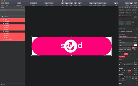 flow learn core ui concepts with a happy button